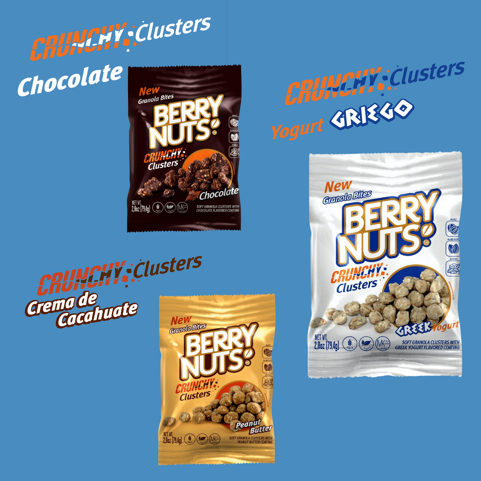 Crunchy Clusters® Berry Nuts®