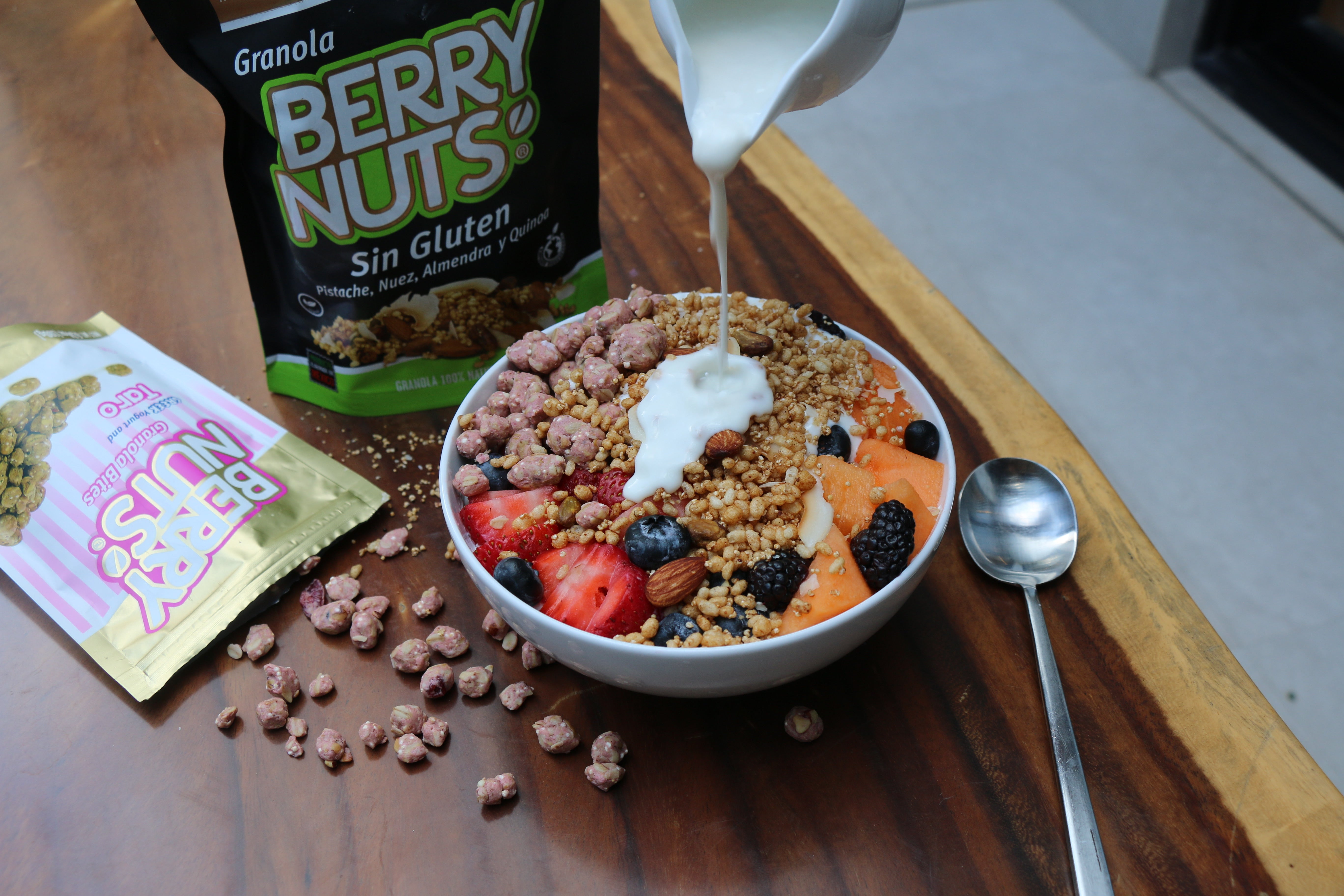 Cereal de Granola Berry Nuts® Sin Gluten Mix de Nuez, Pistache, Quinoa