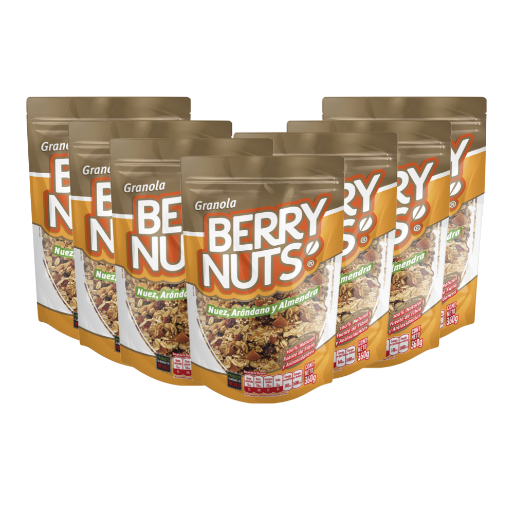 Granola Berry Nuts Nuez, Arándano y Almendra. La Original